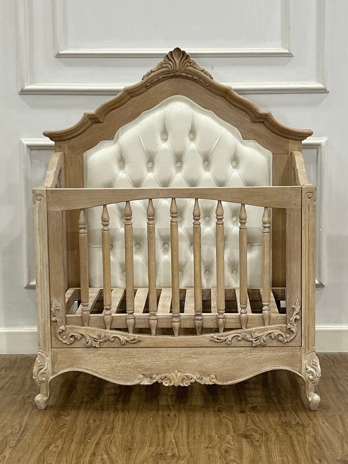 Aurora Mini Cot - Wood Edition – LINGLUX BESPOKE BABY FURNITURE LTD