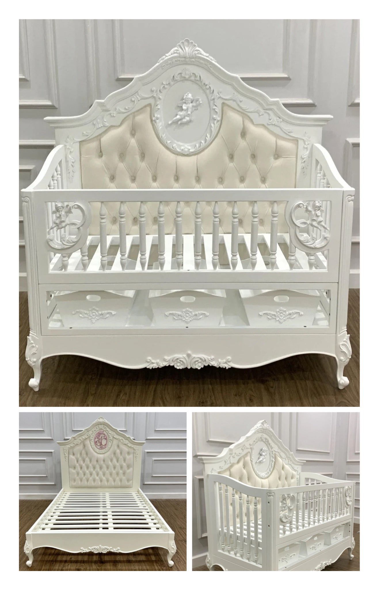 Monet Cot & Forever Bed – LINGLUX BESPOKE BABY FURNITURE LTD